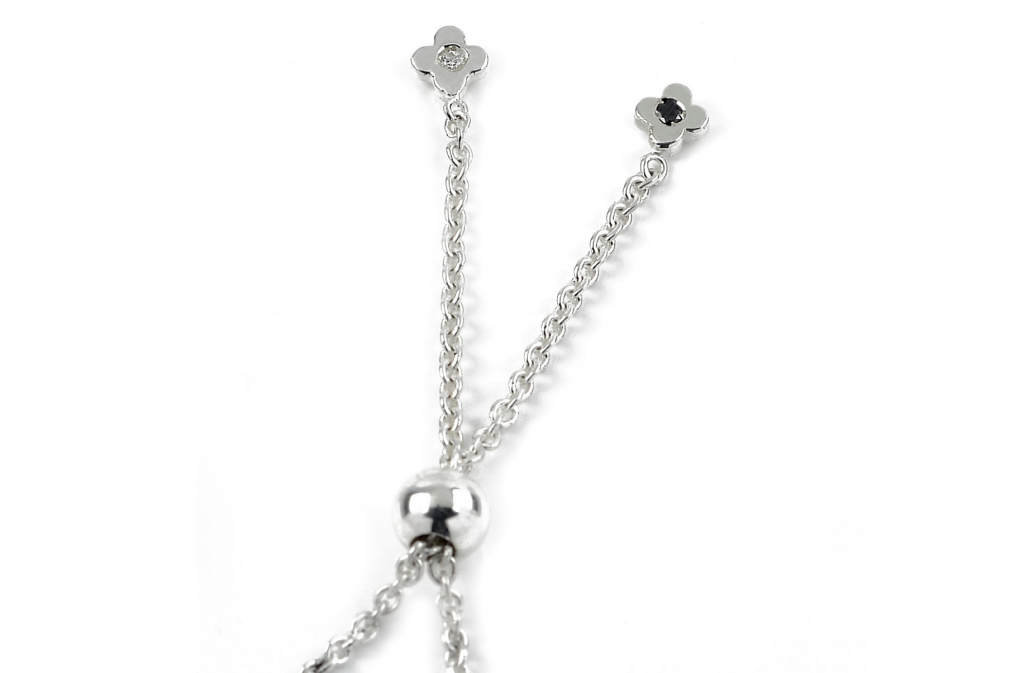 Eden Bracelet with one module and diamonds - Rosarium